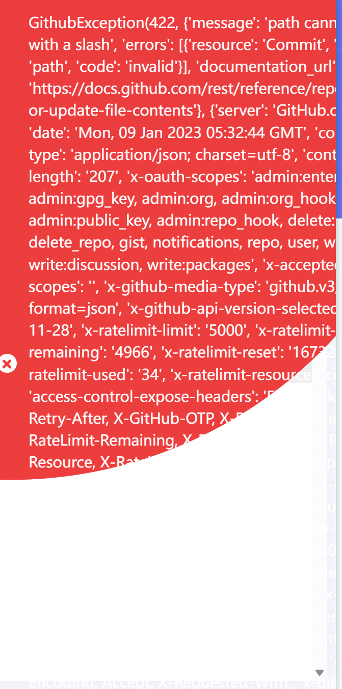 Github删除页面报错 · Issue #289 · Qexo/Qexo · GitHub