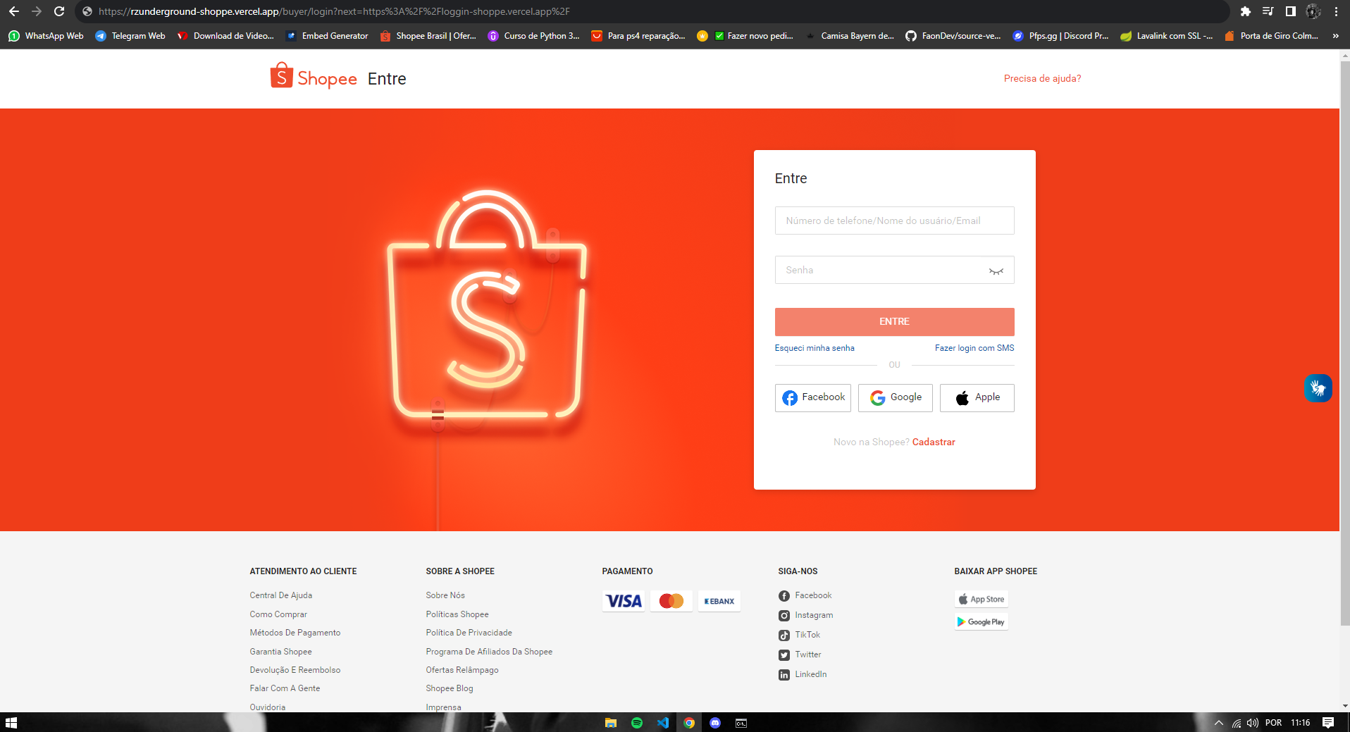 GitHub - Saddam171/loggin-shoppe: Tela Shoppe, com login e register, só adicionar os produto na ...