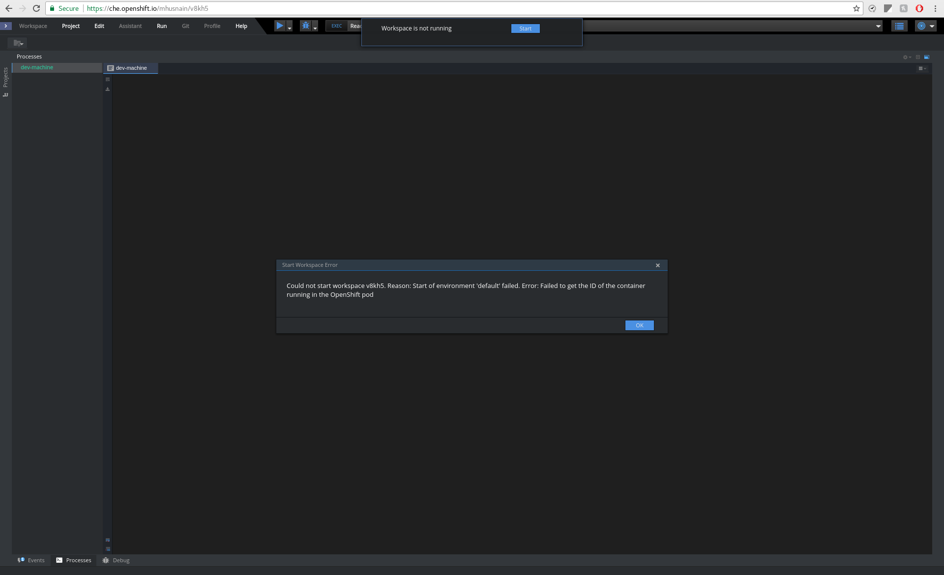 Old workspaces being reused for new project with same name · Issue #2116 · openshiftio/openshift ...