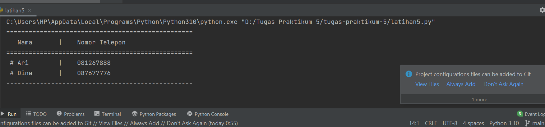 GitHub - Ameliadiah-p/tugas-praktikum-5