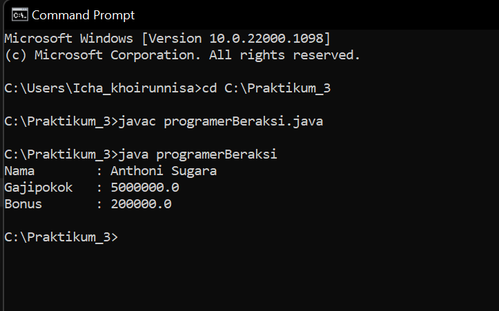 GitHub - Khoirunnisa02/Praktikum-3