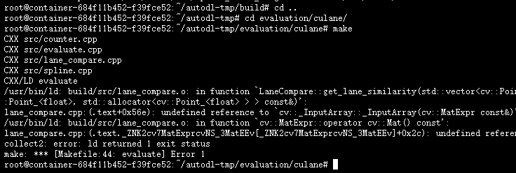 culane评估工具安装问题 · Issue #66 · cfzd/Ultra-Fast-Lane-Detection-v2 · GitHub
