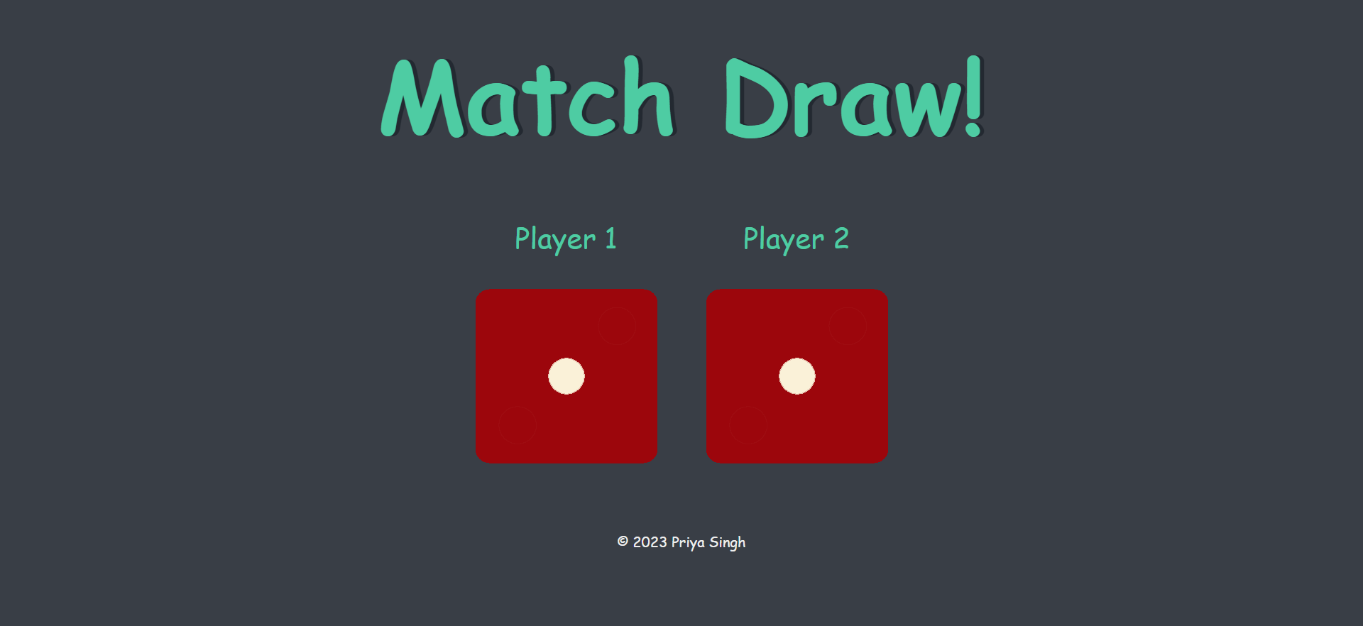 GitHub - PriyaSingh03/Dice-roll: This is the 1st Boss Level Challenge ...