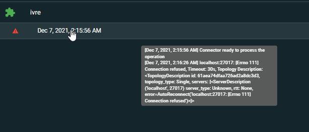 Manifest files not found IVRE & import connector · Issue #565 · OpenCTI-Platform/connectors · GitHub