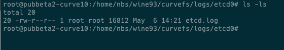 curveadm: Etcd log file is not output · Issue #820 · opencurve/curve · GitHub