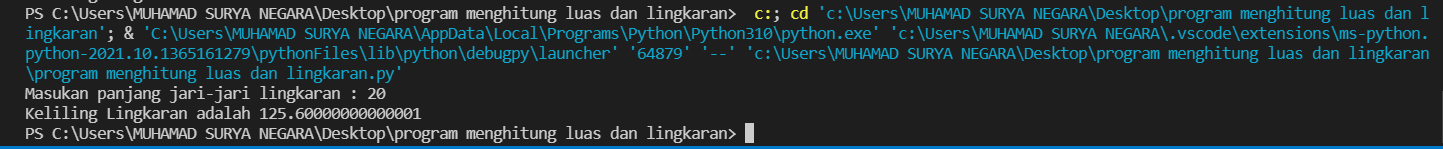 GitHub - Muhamadsuryanegara/Program-menghitung-luas-lingkaran