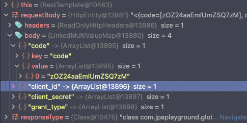 JSON 데이터를 DTO와 MultiValueMap으로 보냈을 때의 차이(feat. Naver 로그인 401 에러) - honeySleepr/JpaPlayground ...