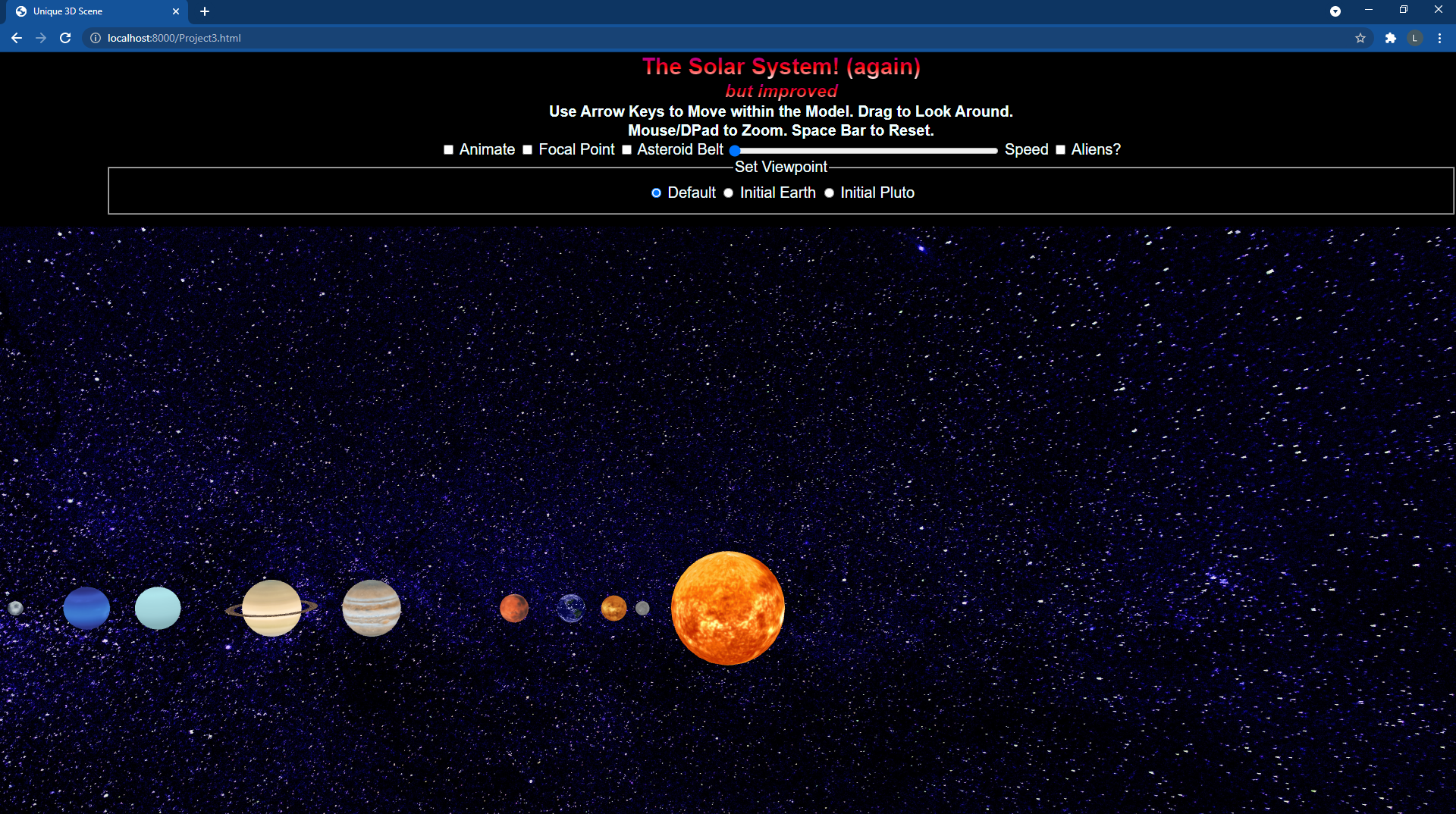 GitHub - TheFrogThatIs/SolarSystemModel: A 3D model of the solar system using the Three.js ...