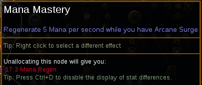 Mana Mastery regen applies per Mastery allocated instead of just once ...