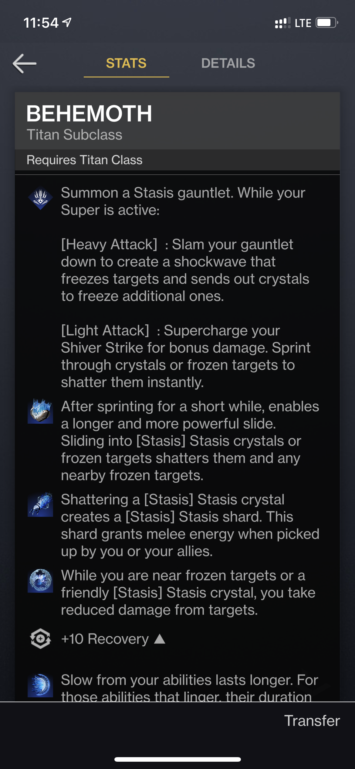 Unhandled [Stasis] text replacements in Behemoth subclass · Issue #455 · NigelBreslaw/ishtar ...