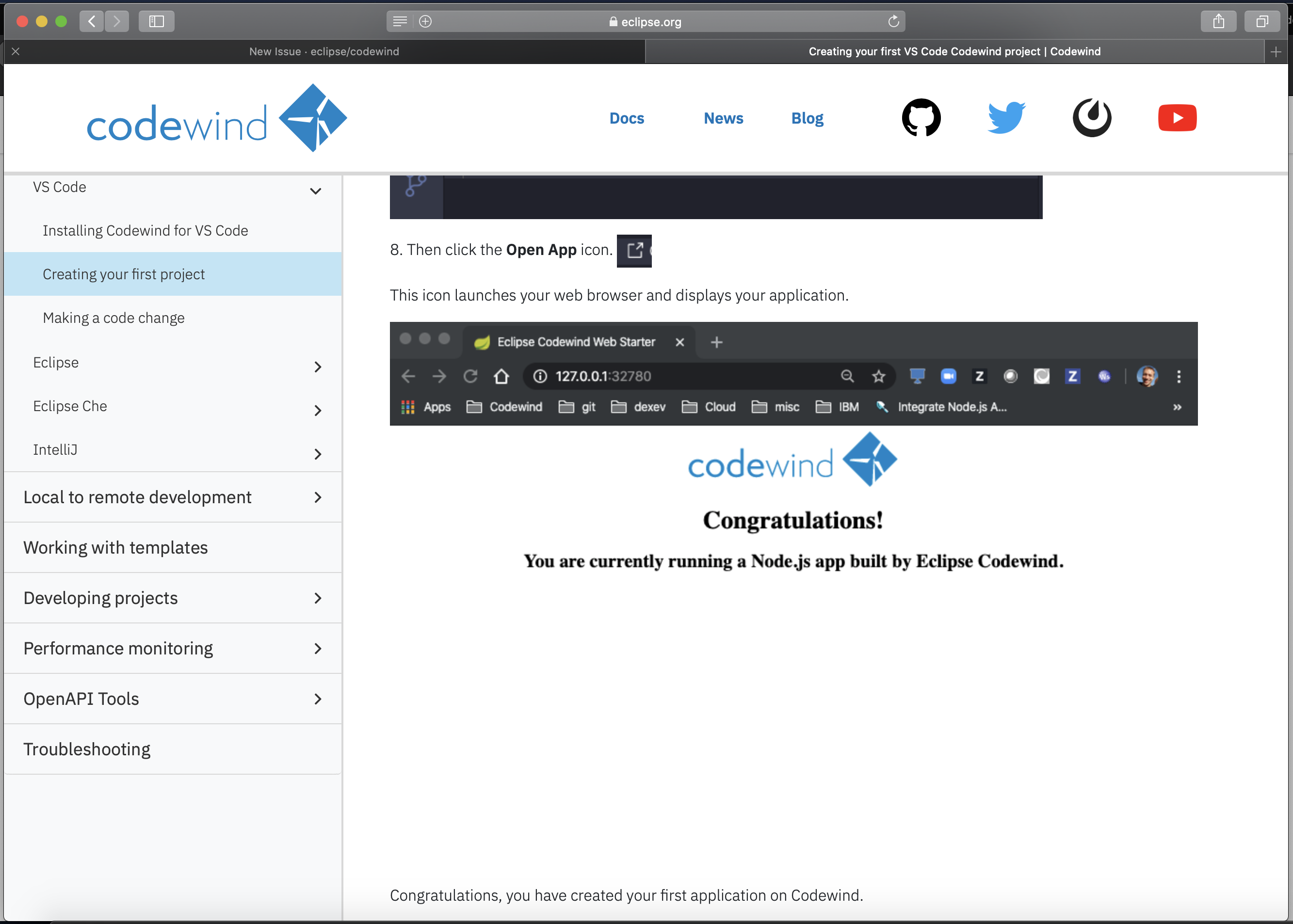 Images Are Tight Cropped On Create First Project Page · Issue 2427 · Eclipse Archivedcodewind