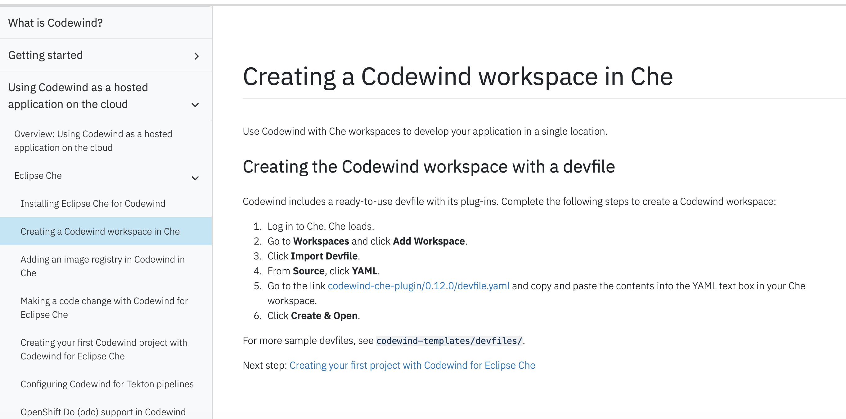 Che Install Configure Flow Steps Not Correct · Issue 3027 · Eclipse Archivedcodewind · Github
