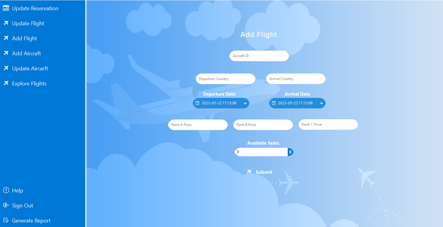 GitHub - TheOnlyMonster/Flight-Reservation-System-GUI: The Flight Reservation System is a C# and ...