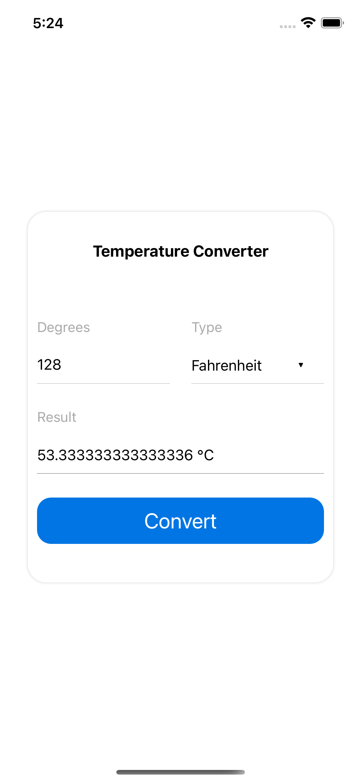 GitHub - alphonsa22/TemperatureConverter