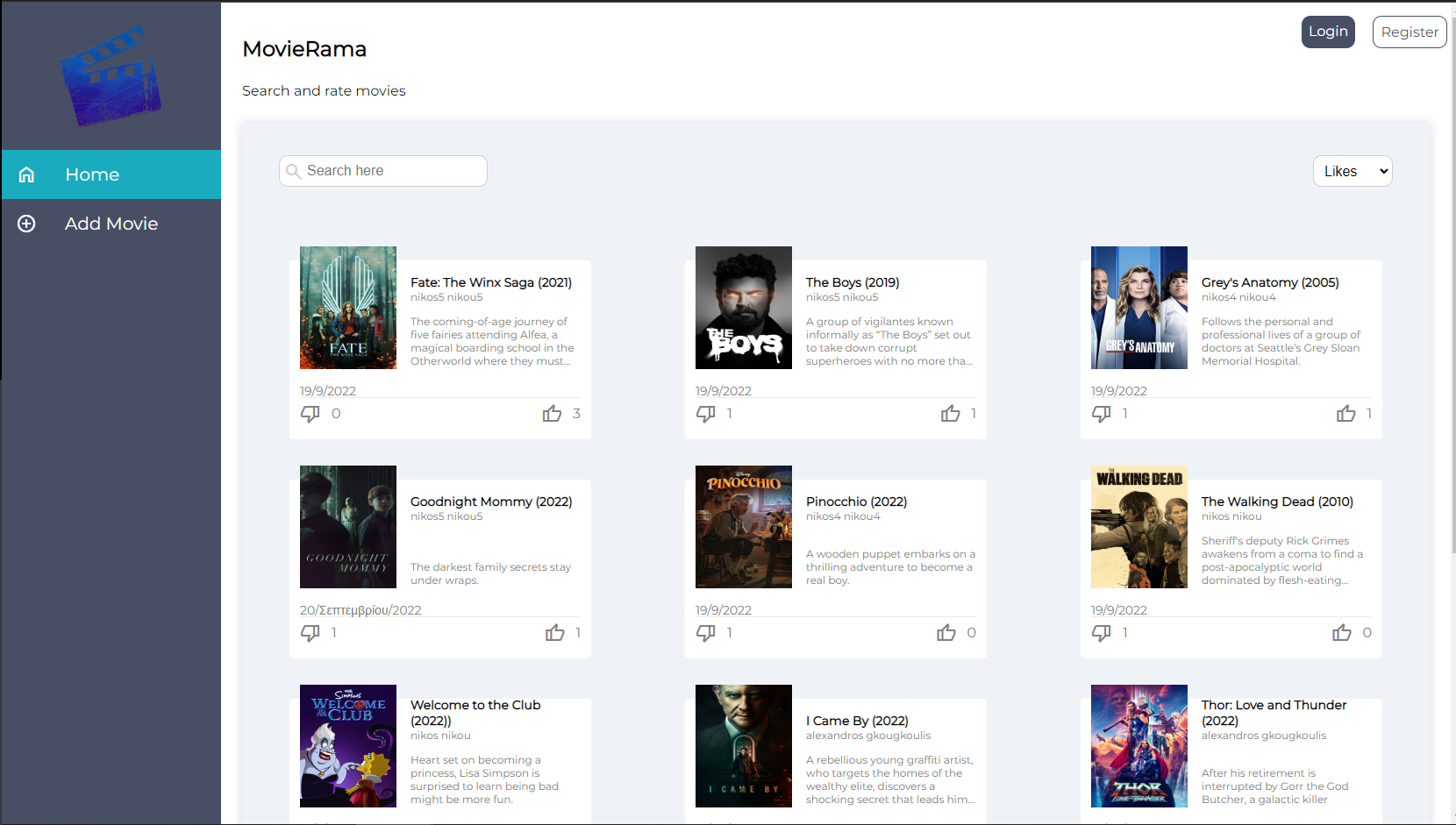 GitHub - alexgougou13/MovieRama: Assesment