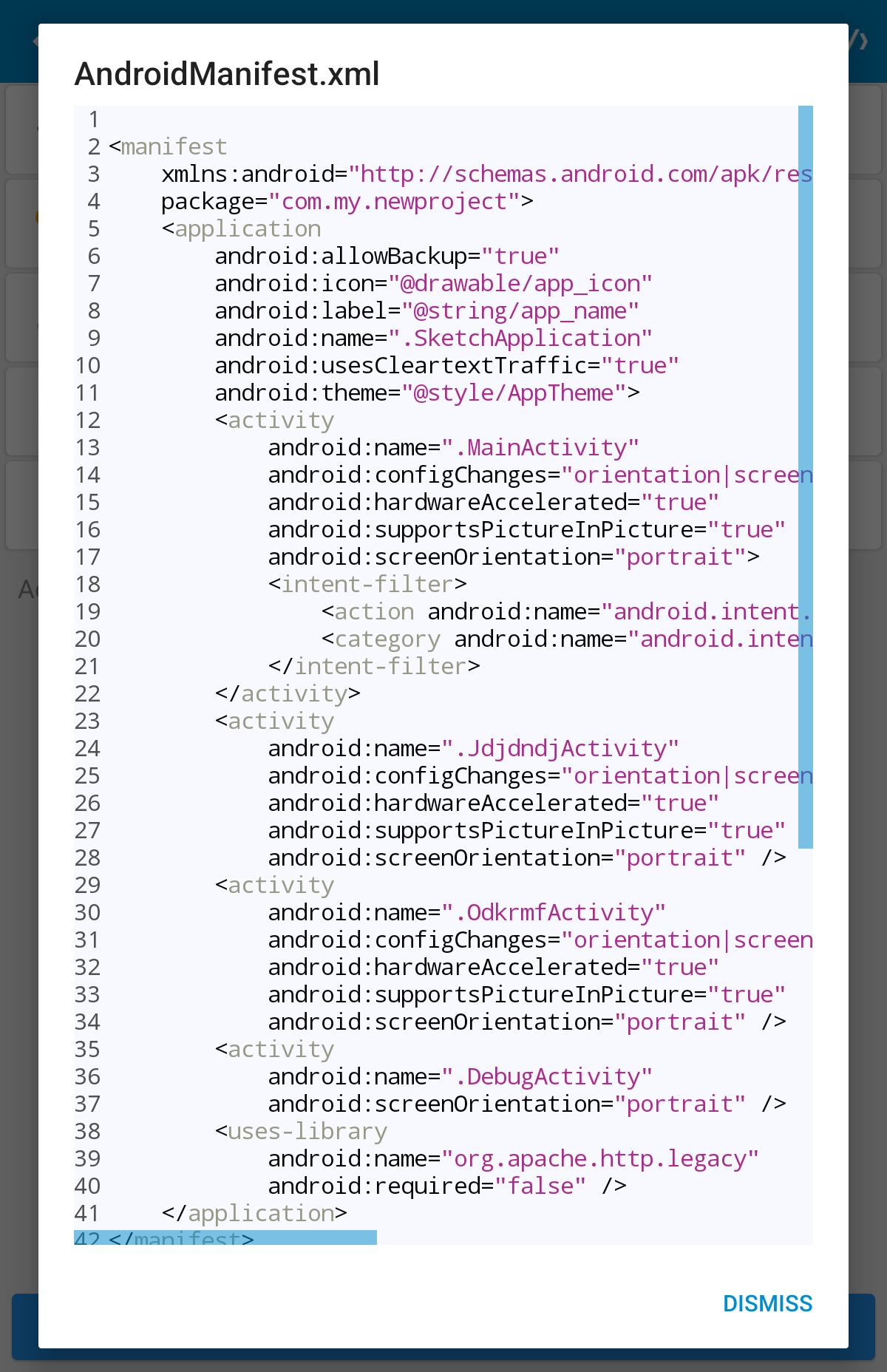 Android Manifest Manager · Issue #630 · Sketchware-Pro/Sketchware-Pro · GitHub