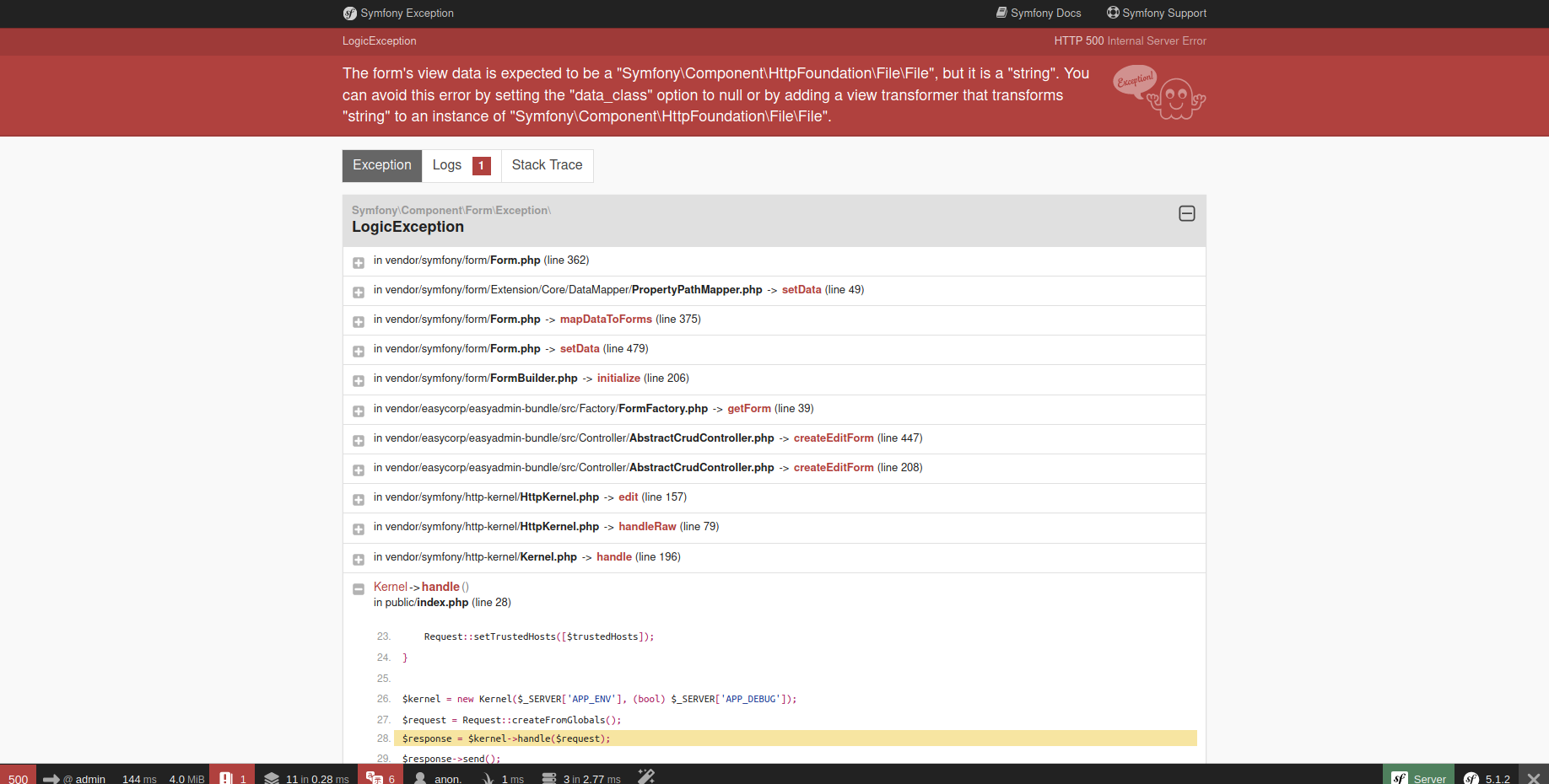 [Need Help] Easy Admin 3 Image field · Issue #3484 · EasyCorp/EasyAdminBundle · GitHub