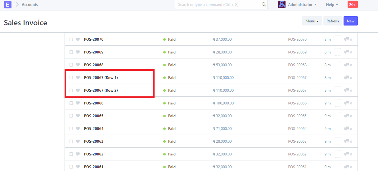 POS Duplicate Invoice · Issue #11000 · frappe/erpnext · GitHub