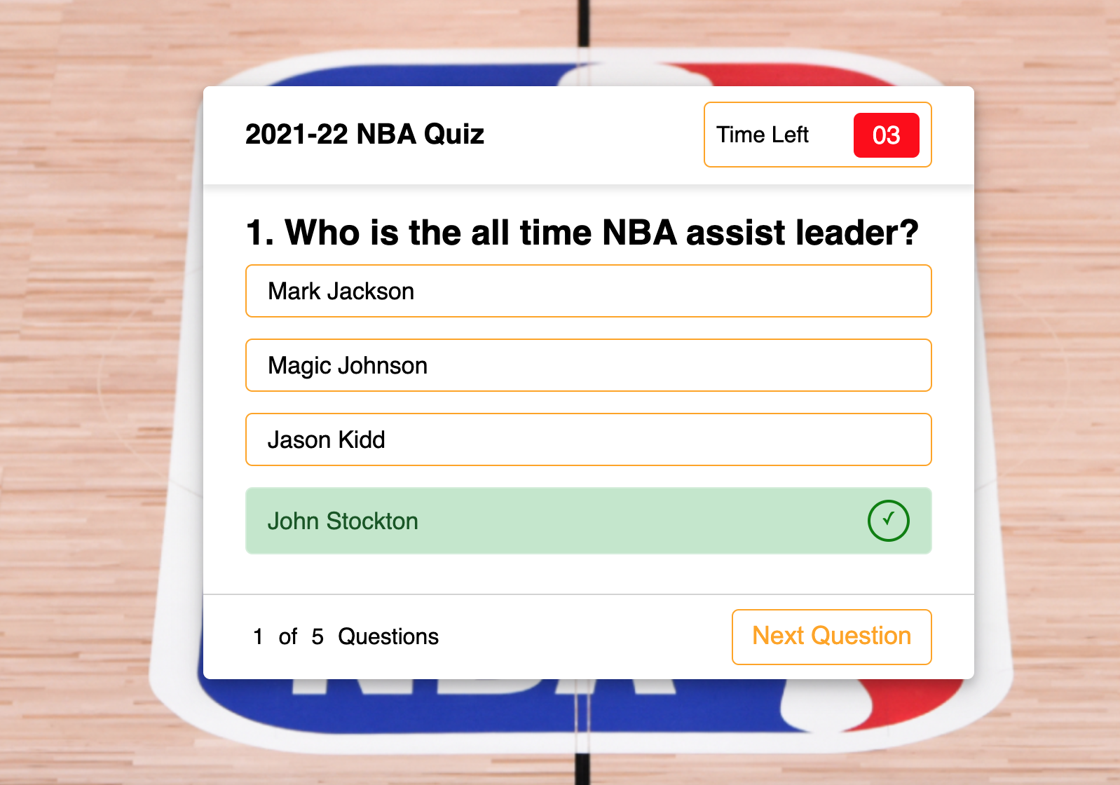 GitHub - JMCampbell2021/timed-quiz