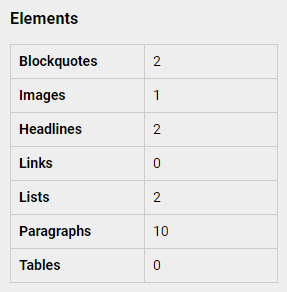 Provide counters for elements · Issue #1553 · markedjs/marked · GitHub