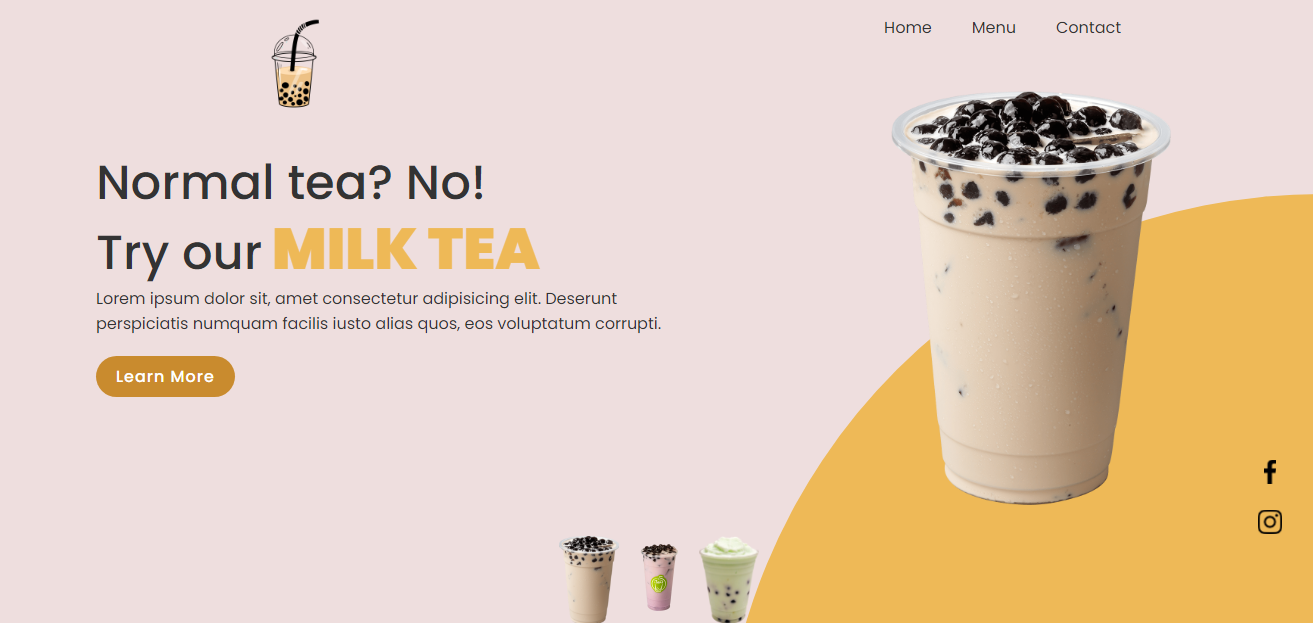 GitHub - harumifukahori/Boba-Tea: Responsive landing page for Boba Tea