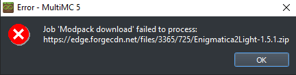 Error on Modpack download · Issue #4179 · MultiMC/Launcher · GitHub