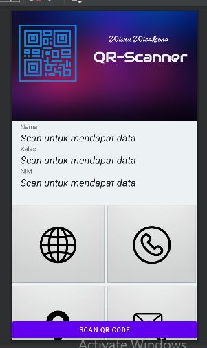 GitHub - wisnuwicaksn/QR-Code-Scanner: Pemrograman Mobile (Android Studio)
