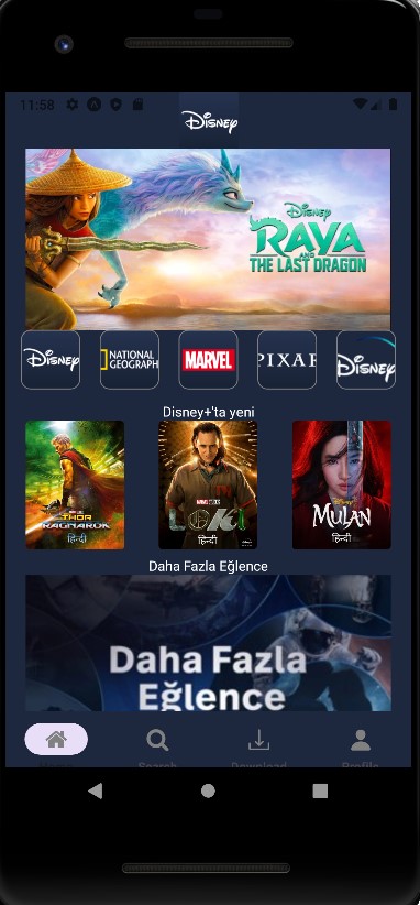 GitHub - iremSaral/DisneyPlus: DisneyPlus Clon Application