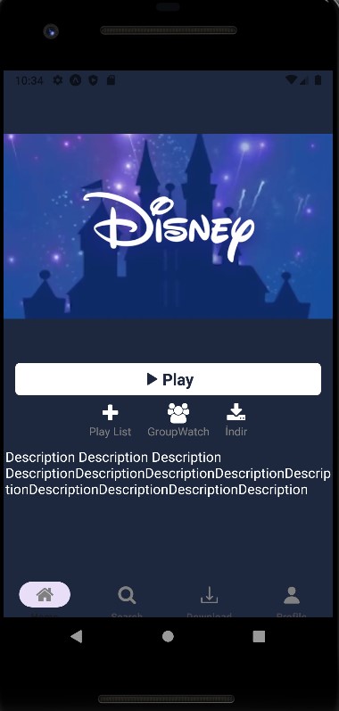 GitHub - iremSaral/DisneyPlus: DisneyPlus Clon Application