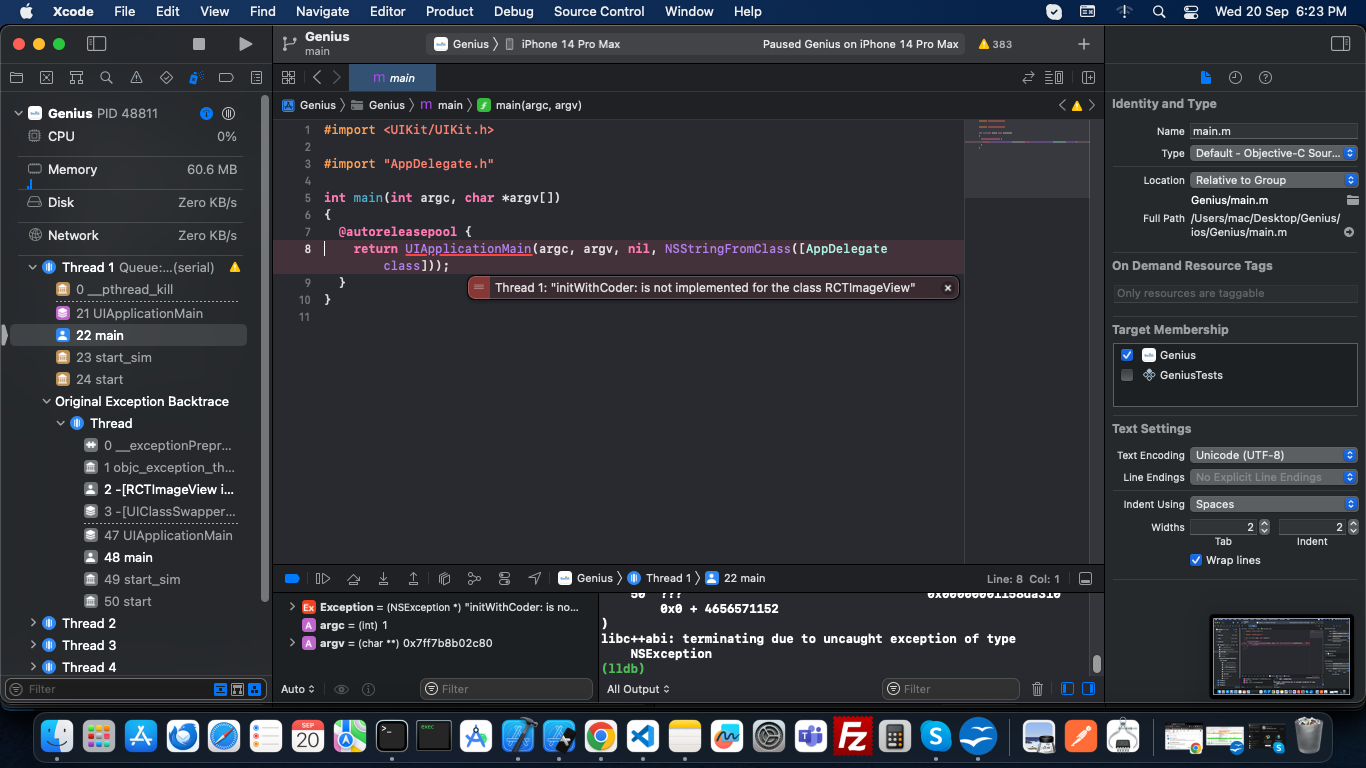 Initwithcoder Is Not Implemented For The Class Rctimageview · Issue 39558 · Facebookreact