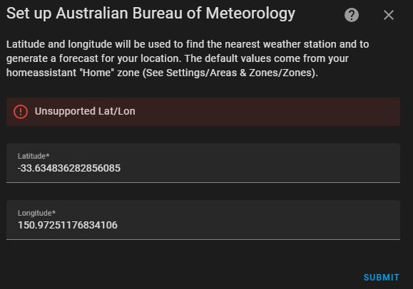 Setup returns "Unsupported Lat/Lon" · Issue #195 · bremor/bureau_of_meteorology · GitHub