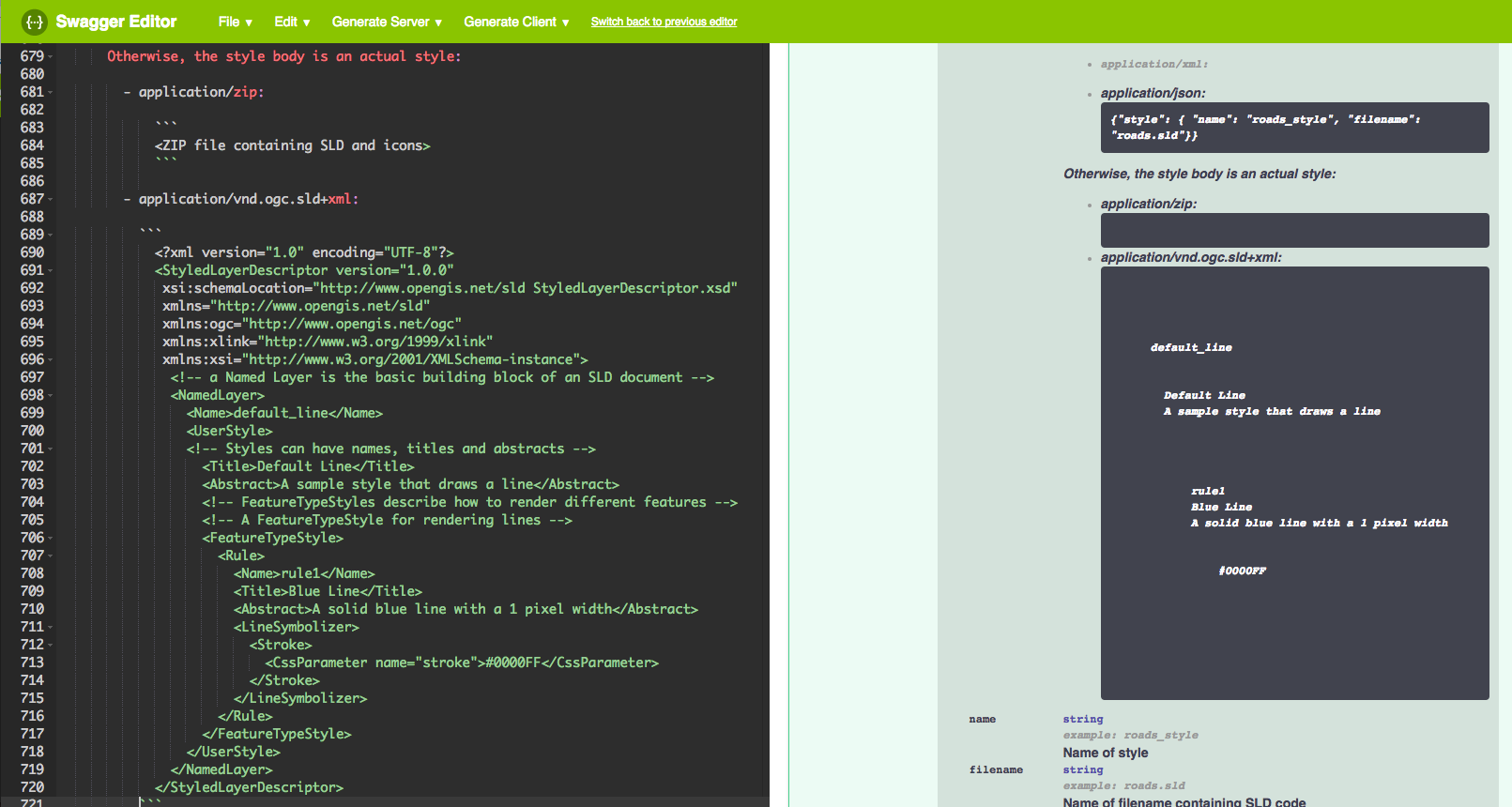 Definition In Swagger Editor Loptevb