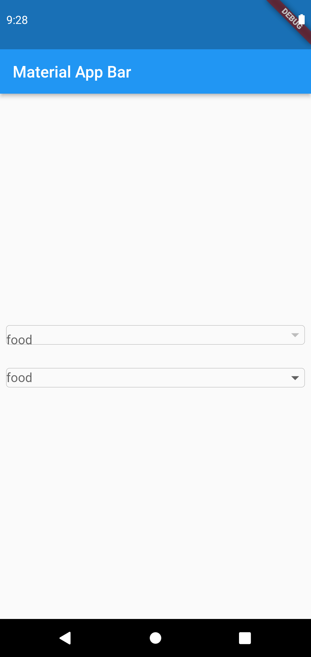 DropdownButtonFormField with `items: null` contains an odd padding on the `hintText` · Issue ...