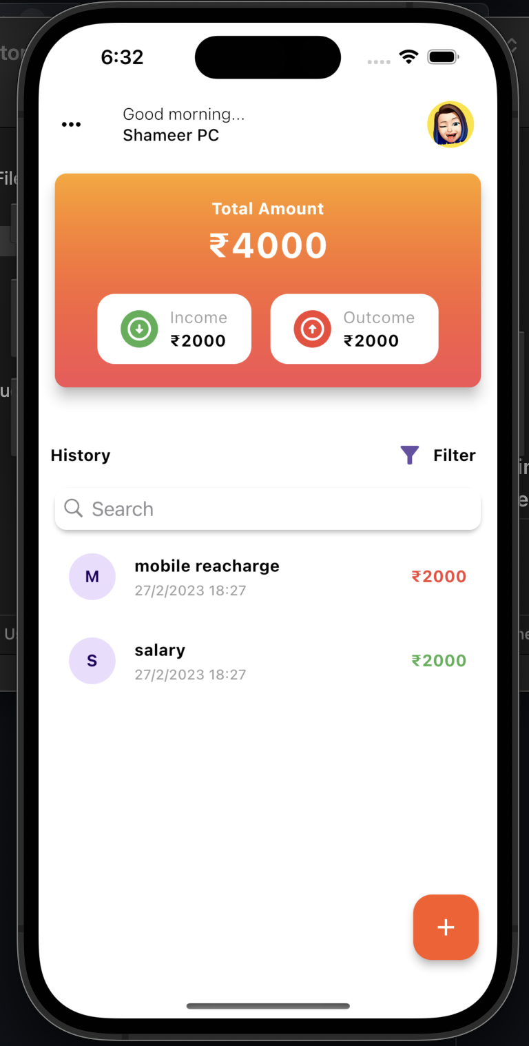 GitHub - Shameerpc5029/Money-Manager: Flutter
