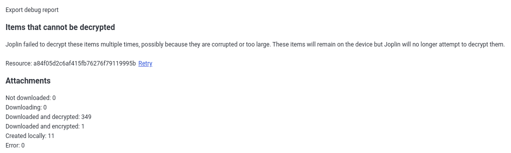 Persistent message: Some items cannot be synchronized. View them now · Issue #4862 · laurent22 ...