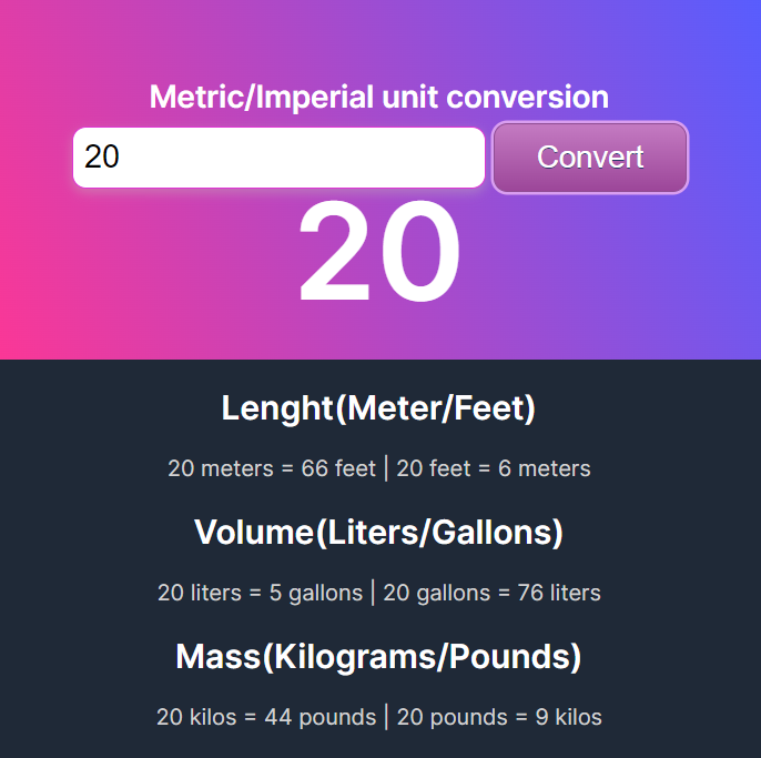 GitHub - Latteflo/Unit-Convertor