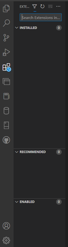 Installed extensions not visible in sidebar · Issue #168409 · microsoft ...