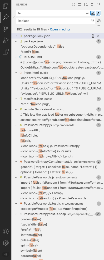Search with regular expression ignores match whole word · Issue #170529 · microsoft/vscode · GitHub
