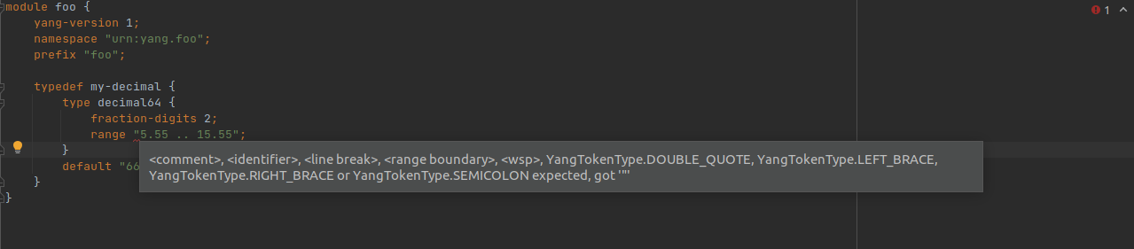 Decimal values in range statement highlighted as errors · Issue #134 · PANTHEONtech/YANGinator ...