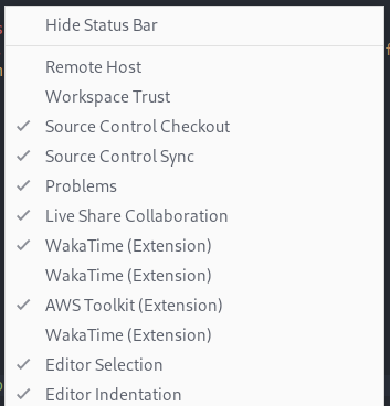 Wakatime status bar entry is triplicated · Issue #363 · wakatime/vscode-wakatime · GitHub
