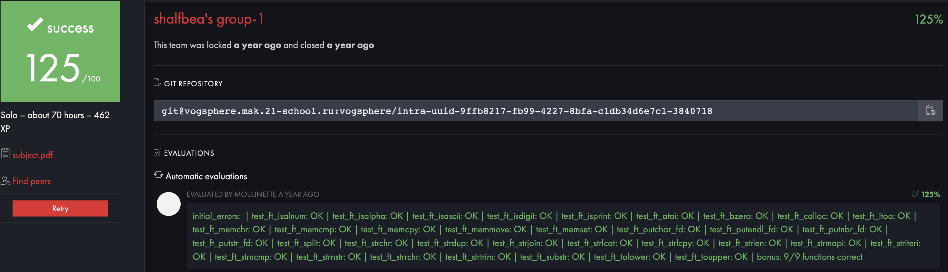 Github Shalfbea Libft School 21 Project