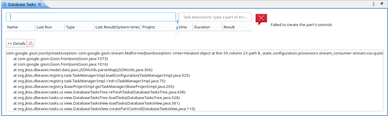 Export from query to CSV fails with tasks error · Issue #19777 · dbeaver/dbeaver · GitHub