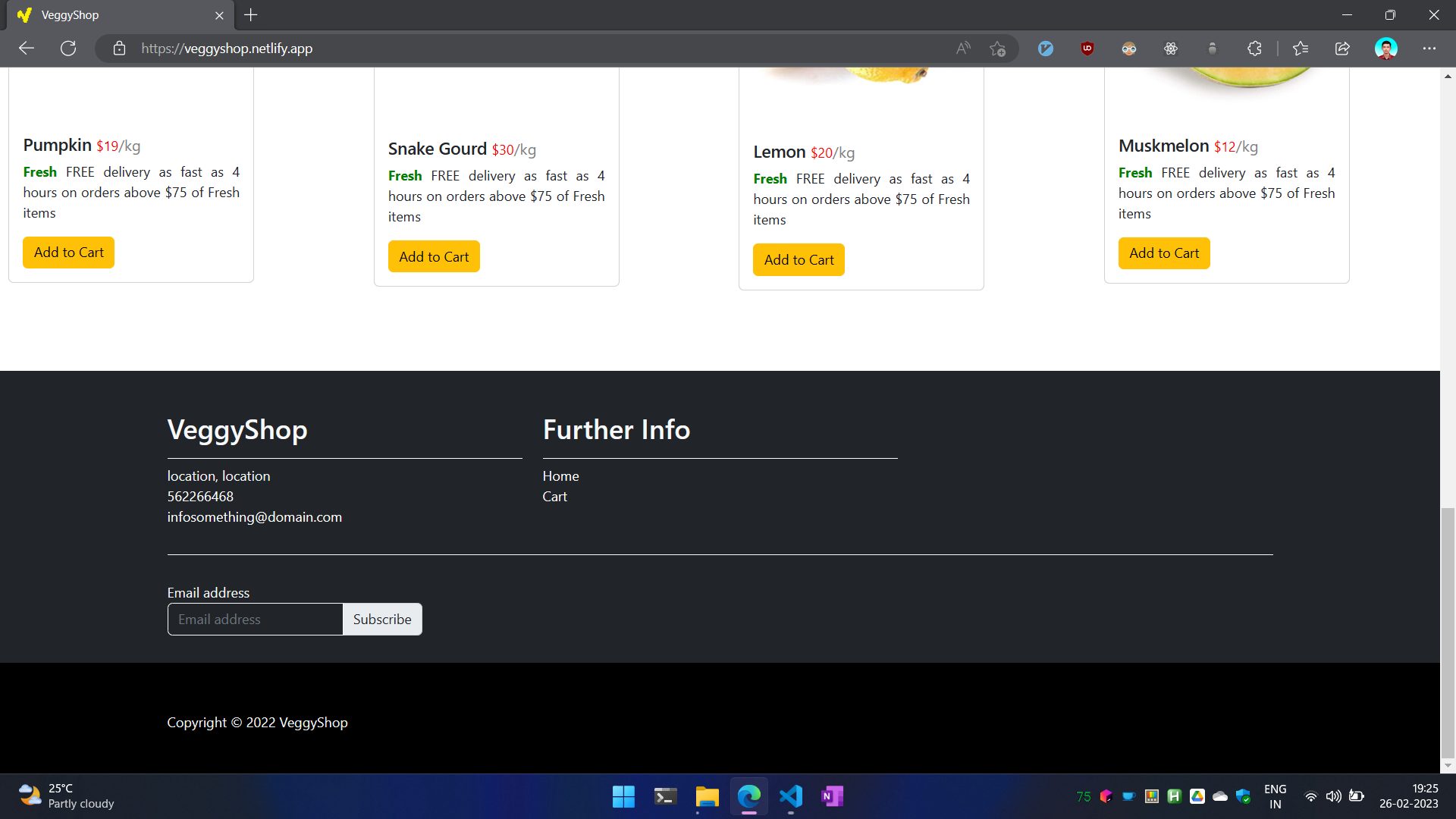 GitHub - sagarjgb2/VeggyShop: VeggyShop is a frontend of the vegetable shoping site.