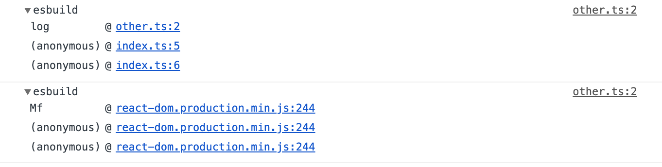 Source map for minified file not working in Safari · Issue #209 · evanw/esbuild · GitHub
