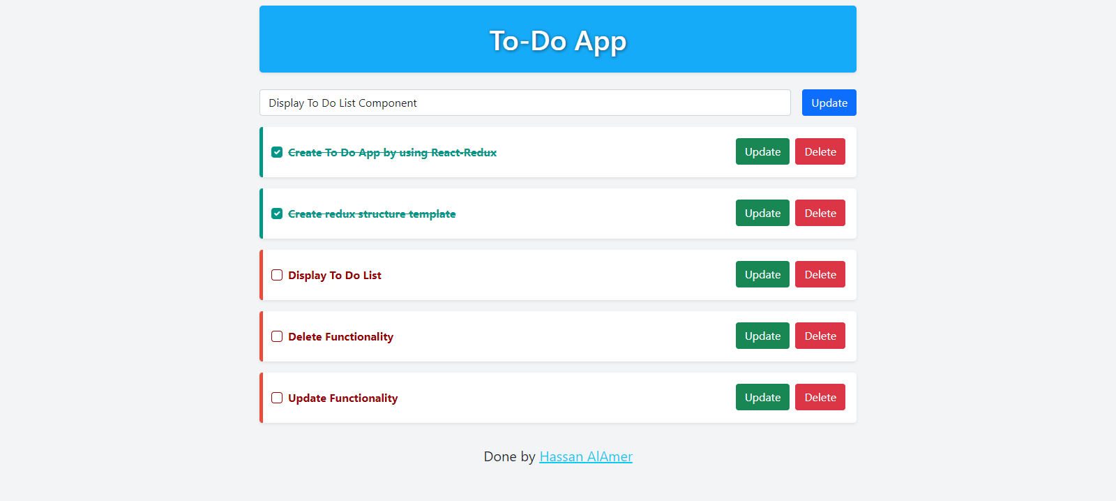 GitHub - Hassan-AlAmer/Project-To-Do-App-Redux: MERN Project React Redux To-Do App