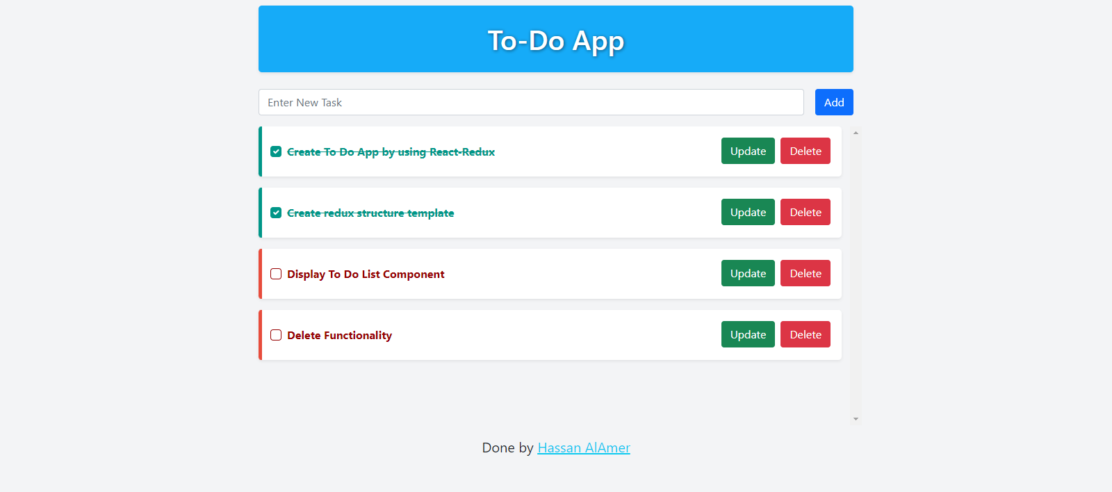 GitHub - Hassan-AlAmer/Project-To-Do-App-Redux: MERN Project React Redux To-Do App