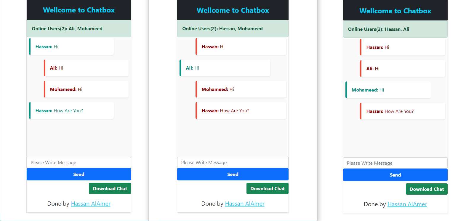 GitHub - Hassan-AlAmer/Chatbox: MERN Project Chatbox