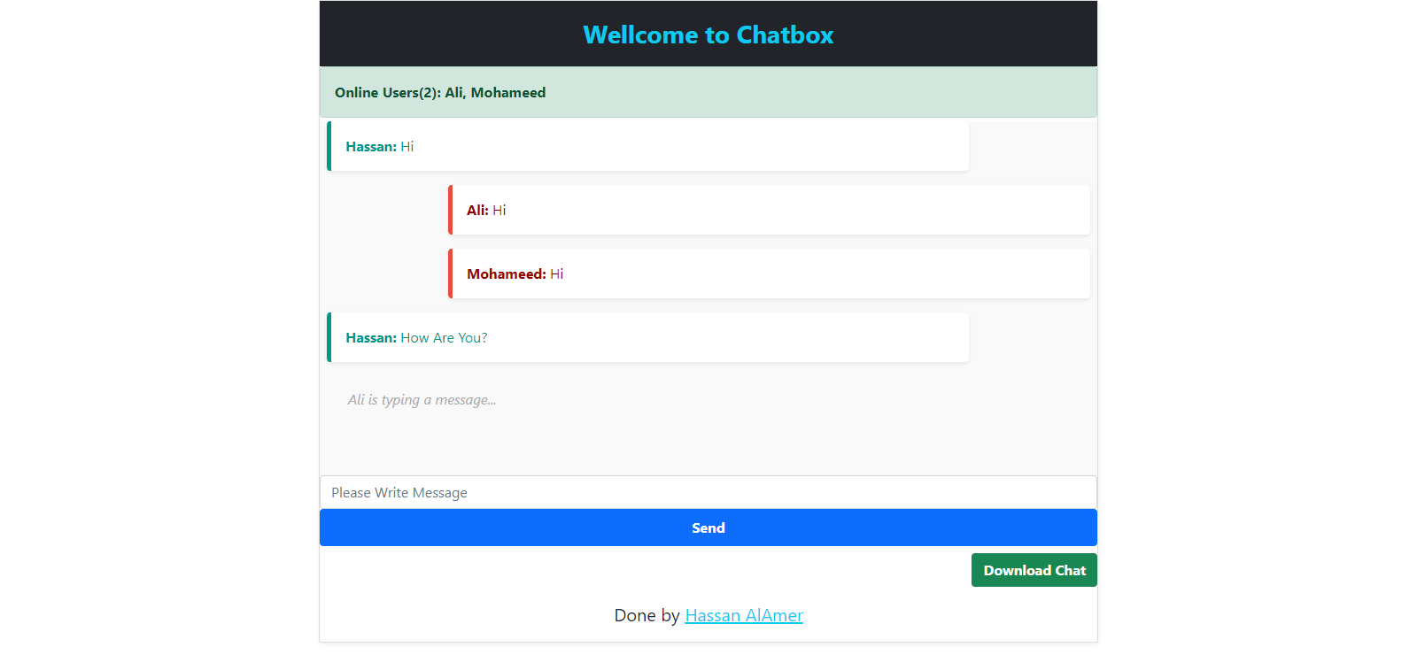 GitHub - Hassan-AlAmer/Chatbox: MERN Project Chatbox
