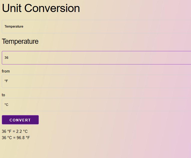 GitHub - Sarthakpanwar113/Unit-Converter