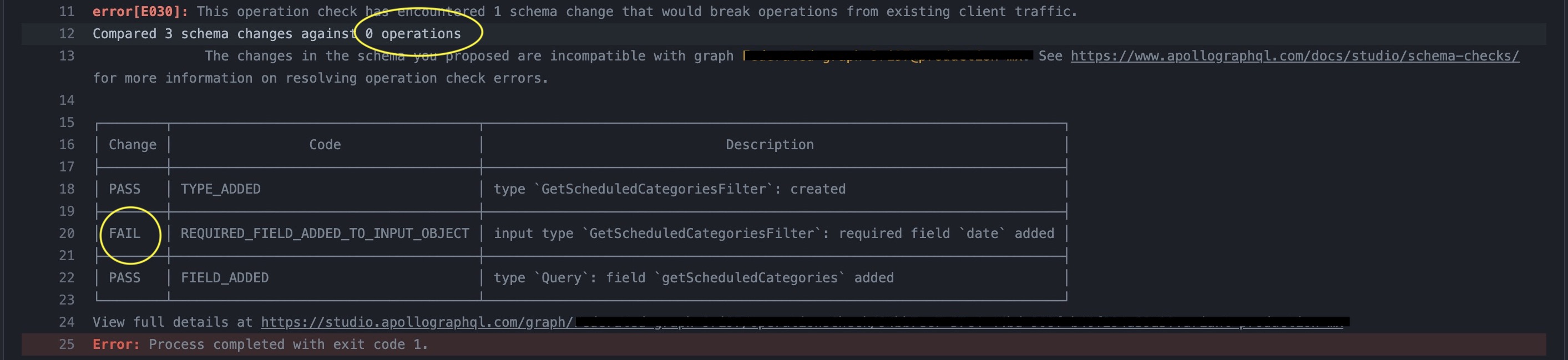 Schema check fails when all changes are in one branch · Issue #207 · apollographql/apollo-studio ...